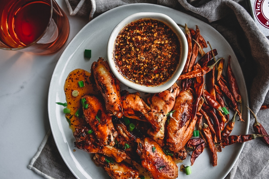 Honey Aleppo Pepper Chicken Wings - Victoria Gourmet