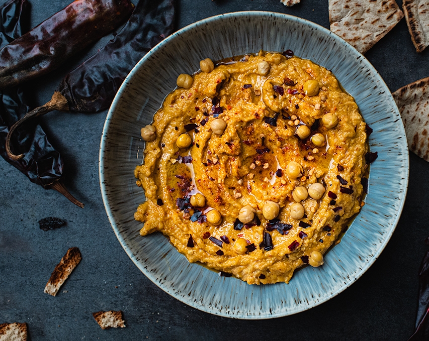 Hummus with with Smoky Paprika Chipotle - Victoria Gourmet