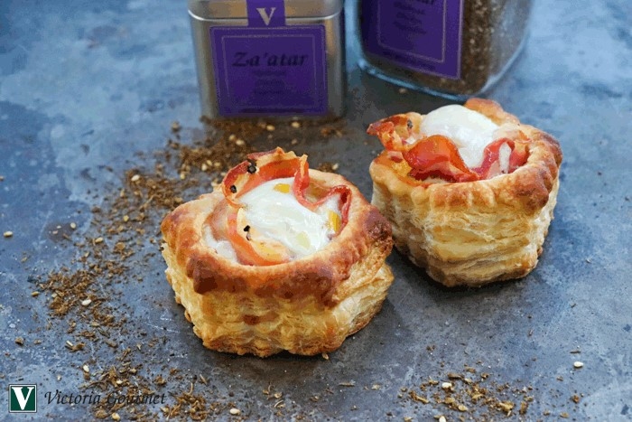Za'atar Eggs in Puff Pastry - Victoria Gourmet