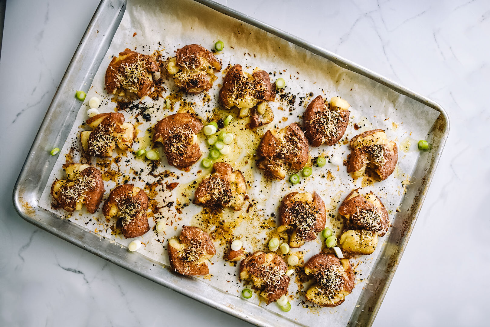 Smashed Potatoes - Victoria Gourmet