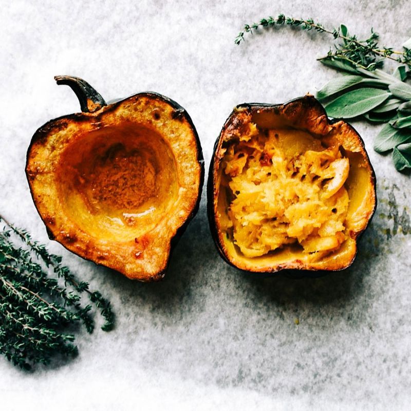 Roasted Acorn Squash with Honey Maple Squash Spice - Victoria Gourmet