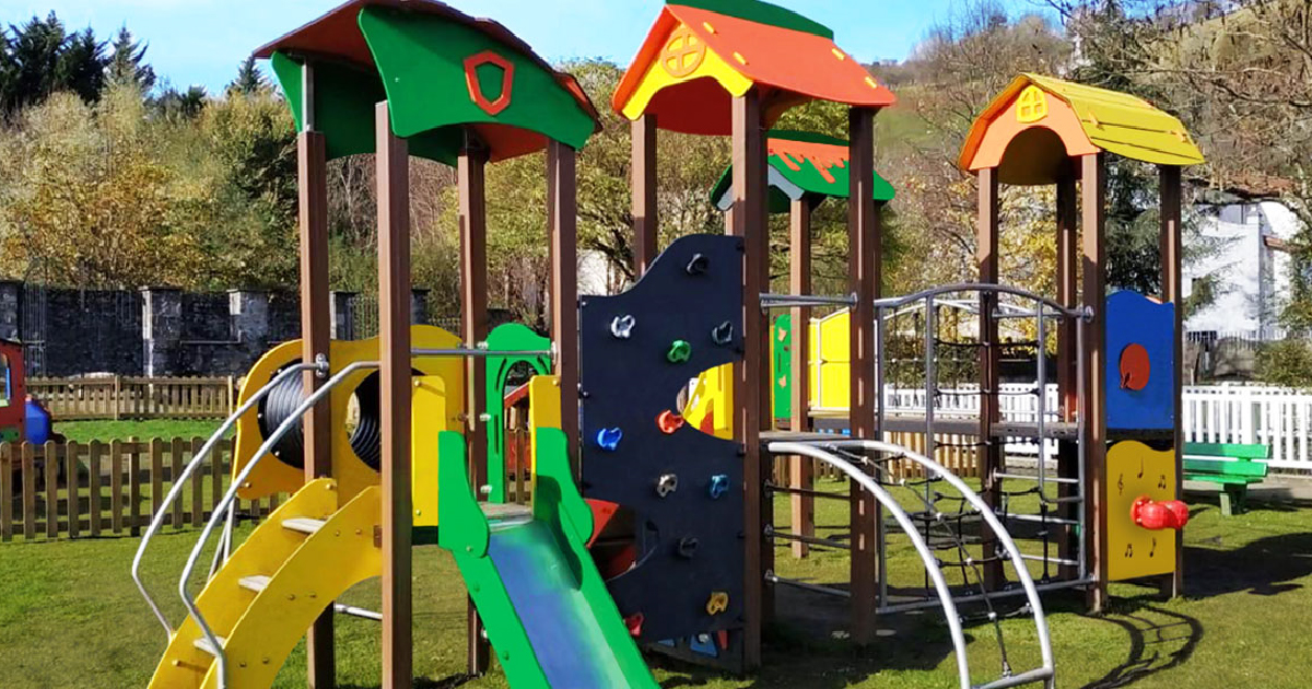 Accessible inclusive playgrounds designed at ground level