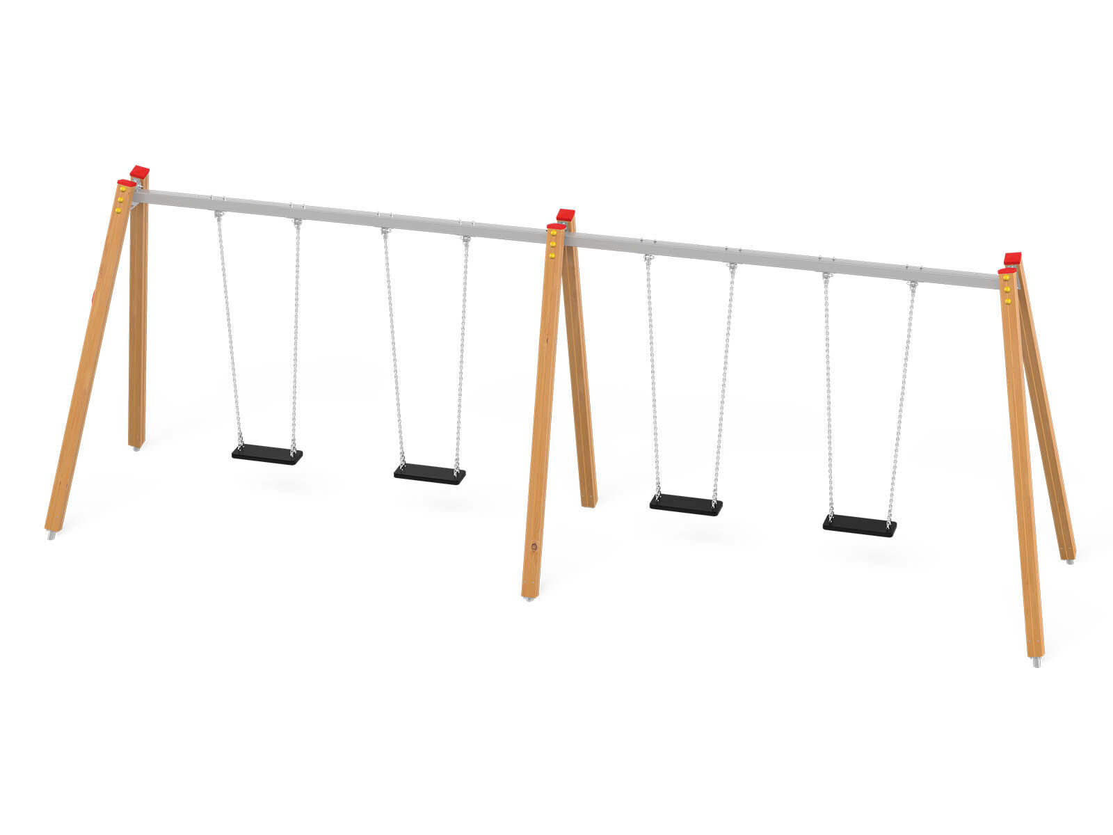 Cachoo Double Timber Tyre & Basket Combo Swing | Morti Sport & Play ...