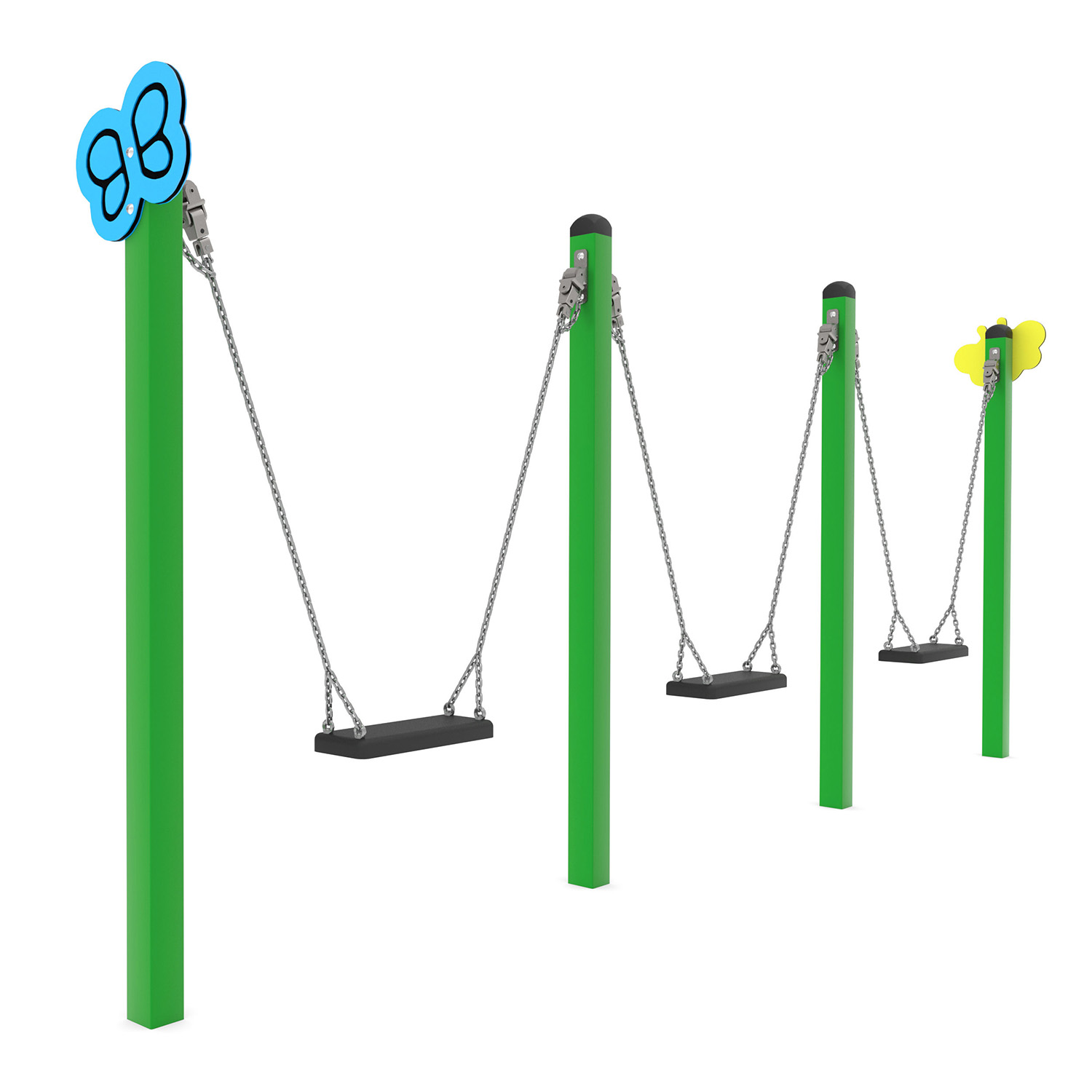 Triple Butterfly Swing | Morti Sport & Play Equipment
