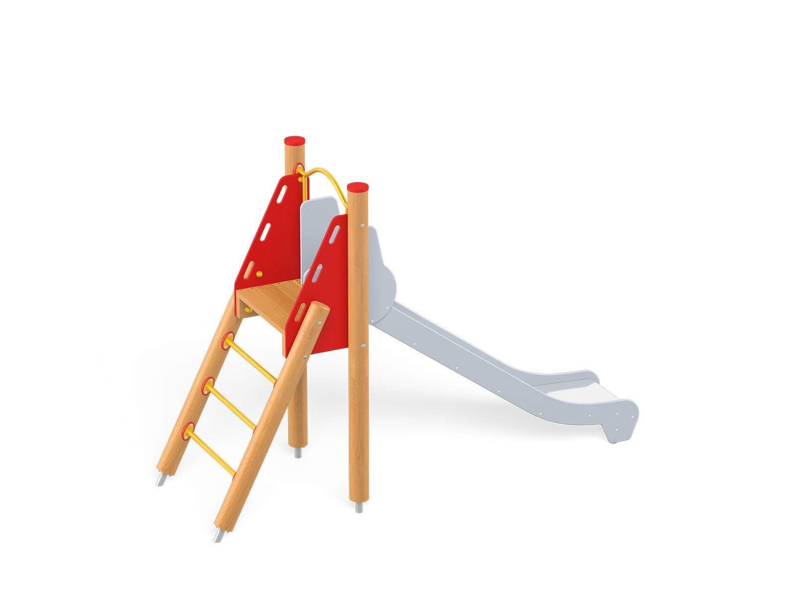 Free-Standing Timber Slide | Morti Sport & Play Equipment