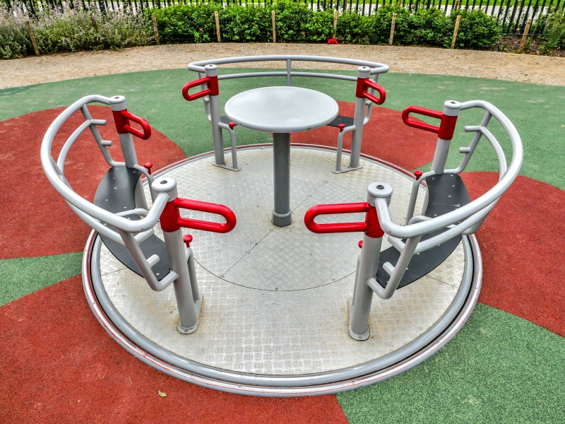 6 Seater Accessible Roundabout | Morti Sport & Play Equipment