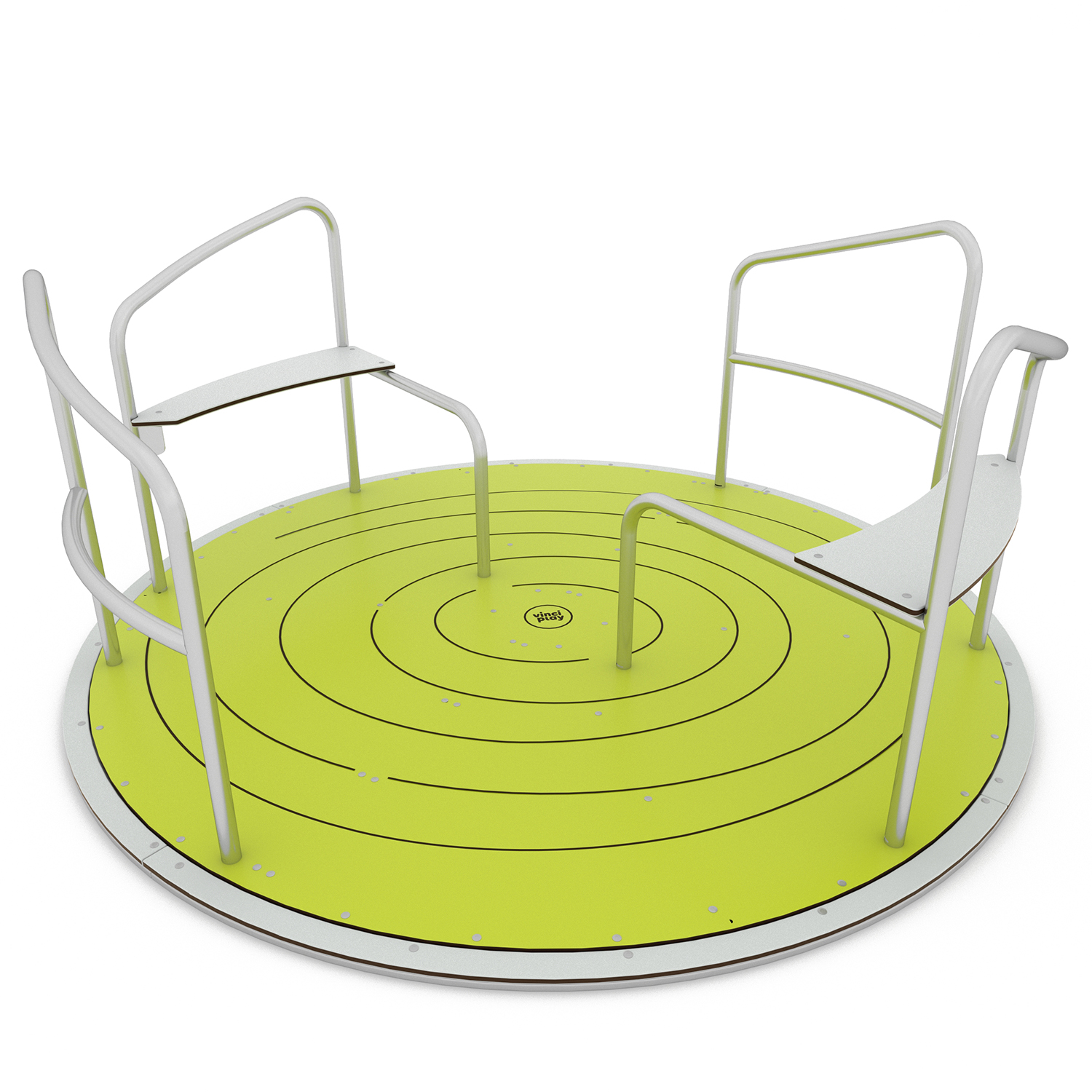 Colourful 2 Seater Accessible Roundabout | Morti Sport & Play Equipment