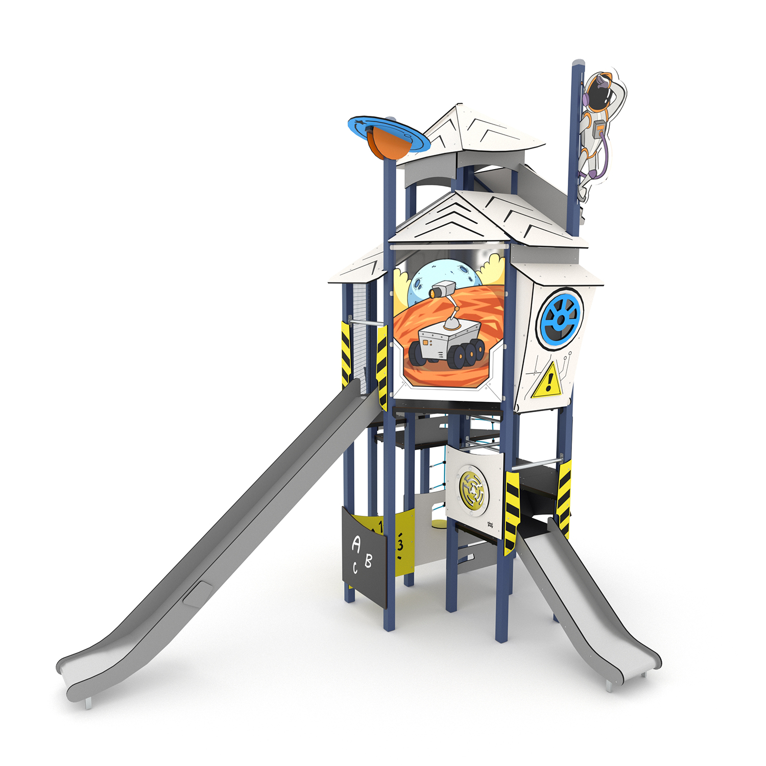Small Single Space-Themed Play Structure | Morti Sport & Play Equipment