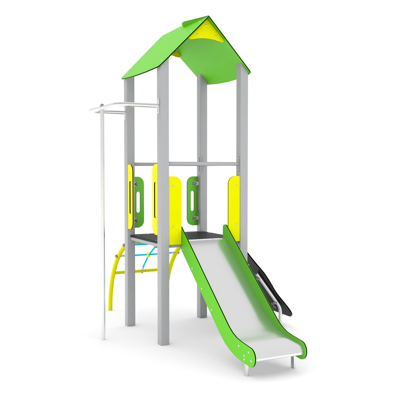 Mini Colourful Steel Play Structure 2 | Morti Sport & Play Equipment