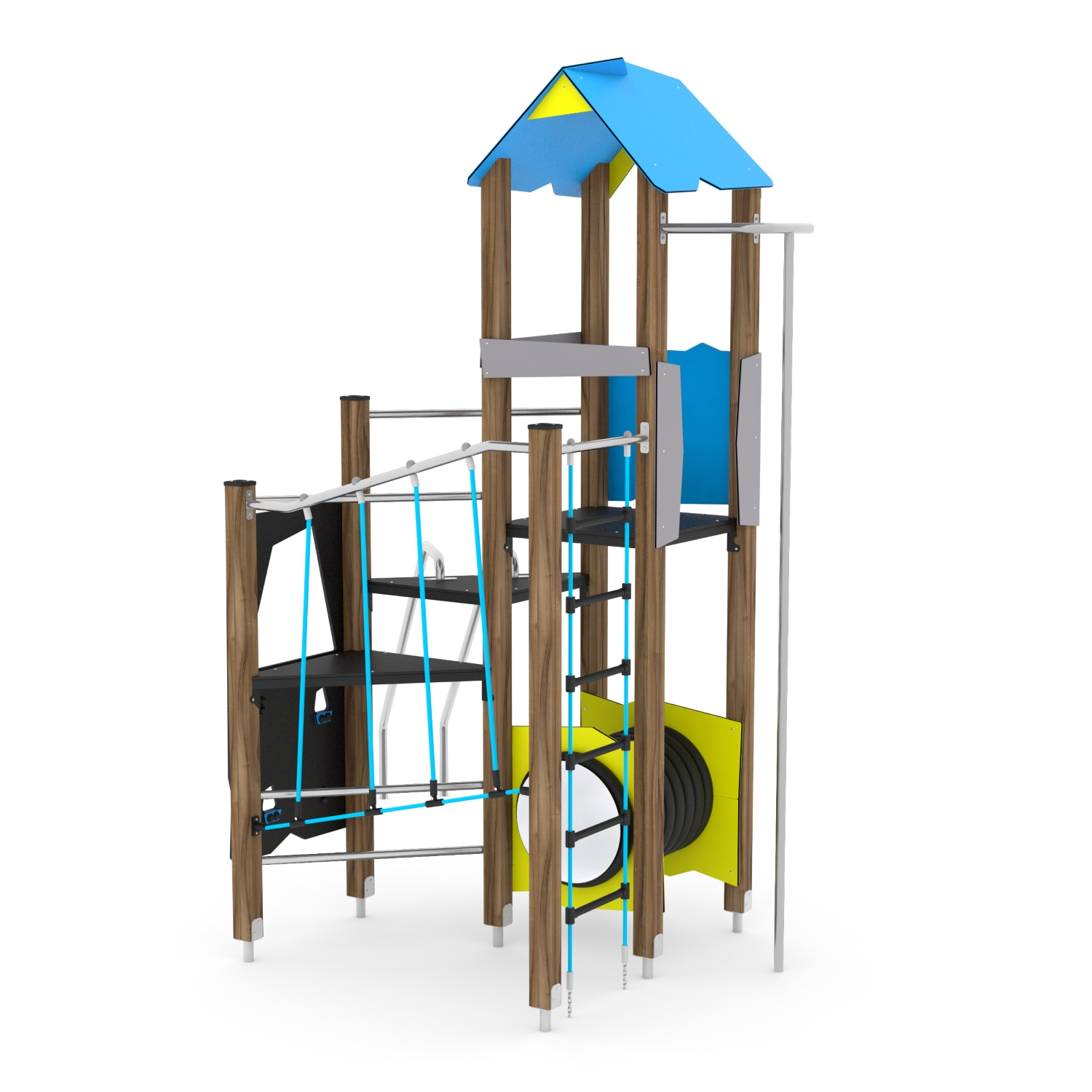 Small Colourful Playnet Play Structure | Morti Sport & Play Equipment