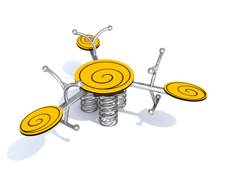 Triple Snail Spring Rider | Morti Sport & Play Equipment