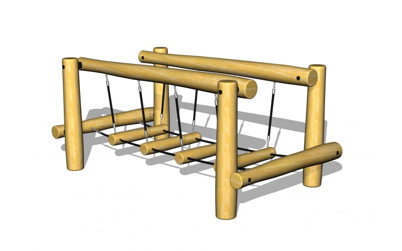 Wooden Balance Bridge | Morti Sport & Play Equipment