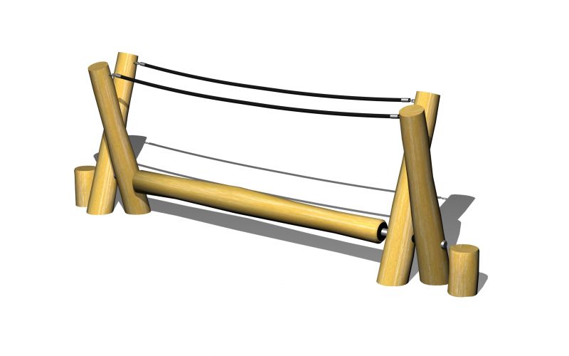 Wooden Balance Beam Stack | Morti Sport & Play Equipment