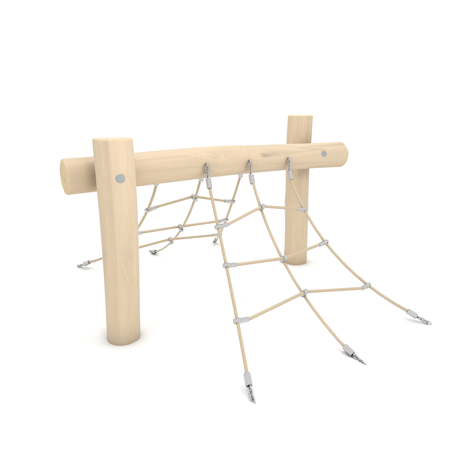 Wooden Climbing Net Duo 1 | Morti Sport & Play Equipment