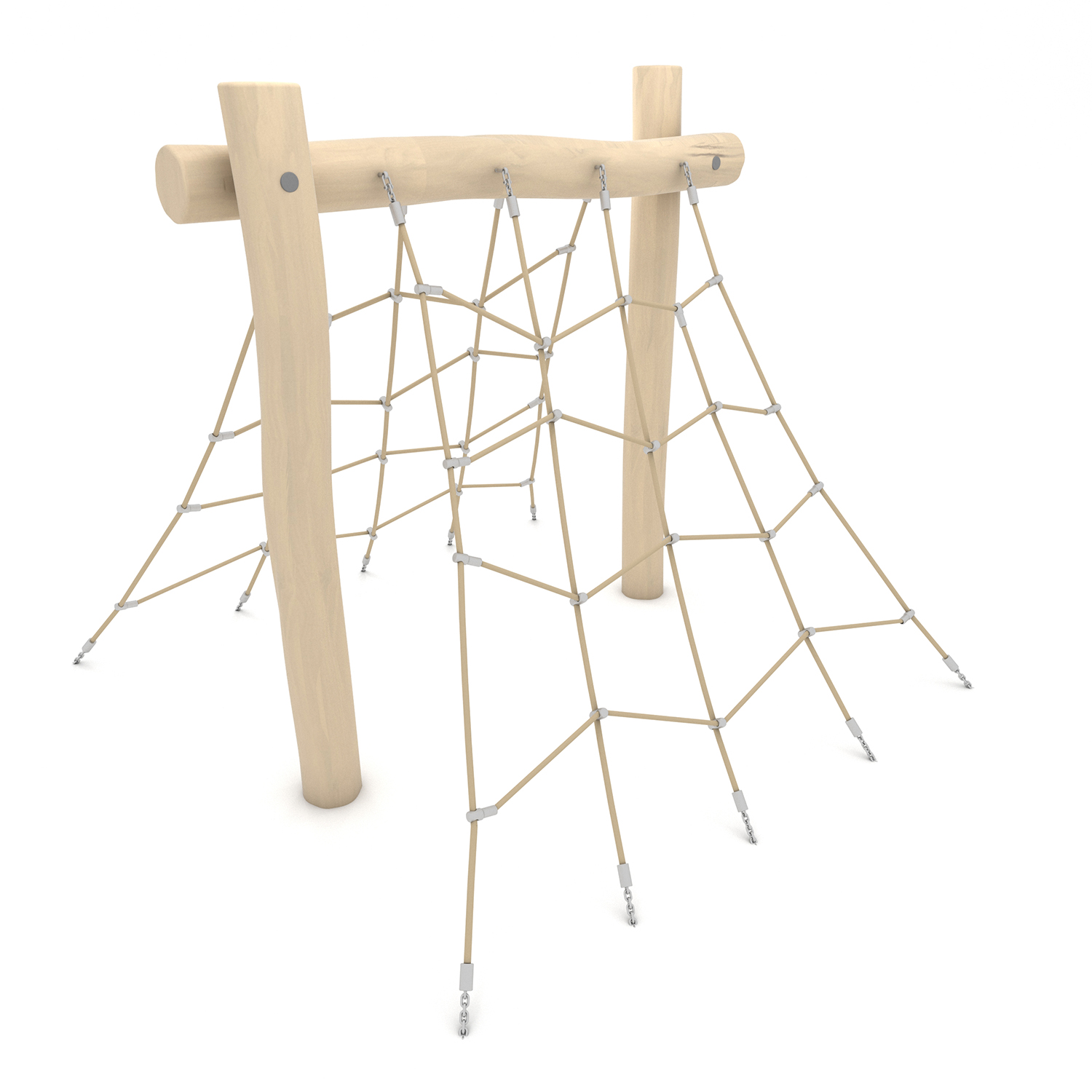 Wooden Climbing Net Duo 2 | Morti Sport & Play Equipment