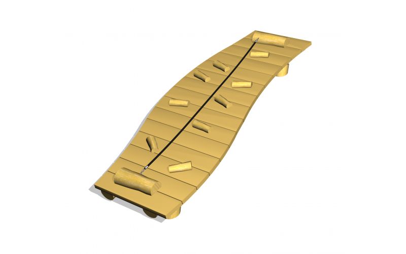 Wooden Climbing Ramp | Morti Sport & Play Equipment