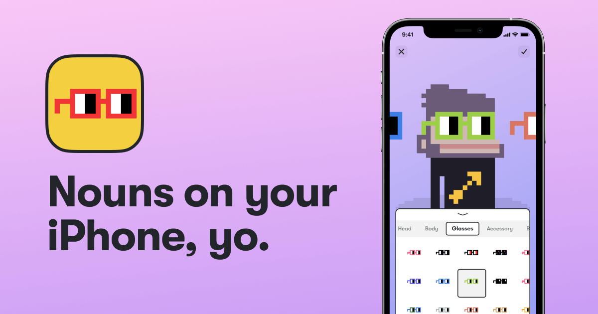 Nouns App for iPhone