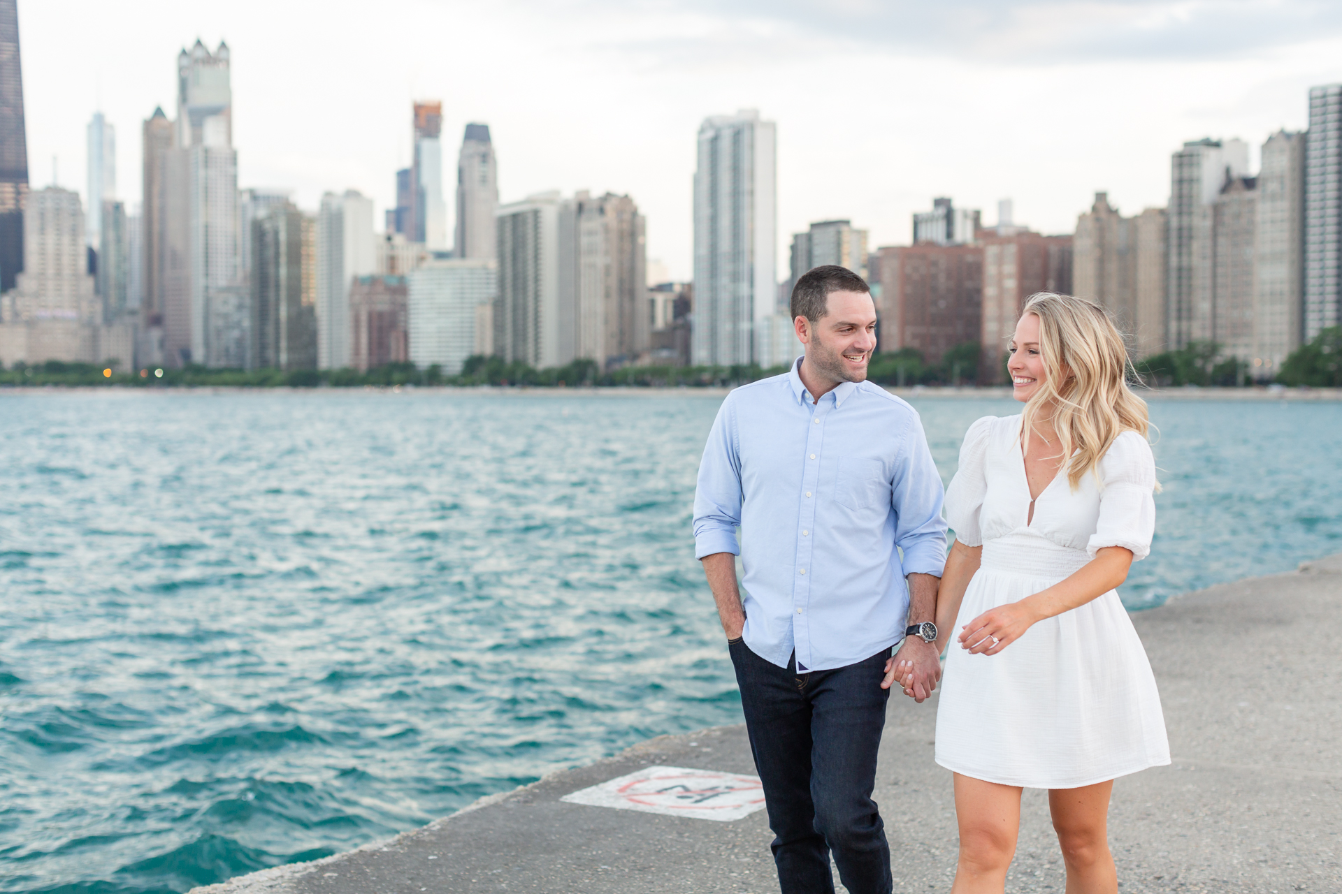 Lincoln Park and North Avenue Beach Engagement Session | Katie & Max ...