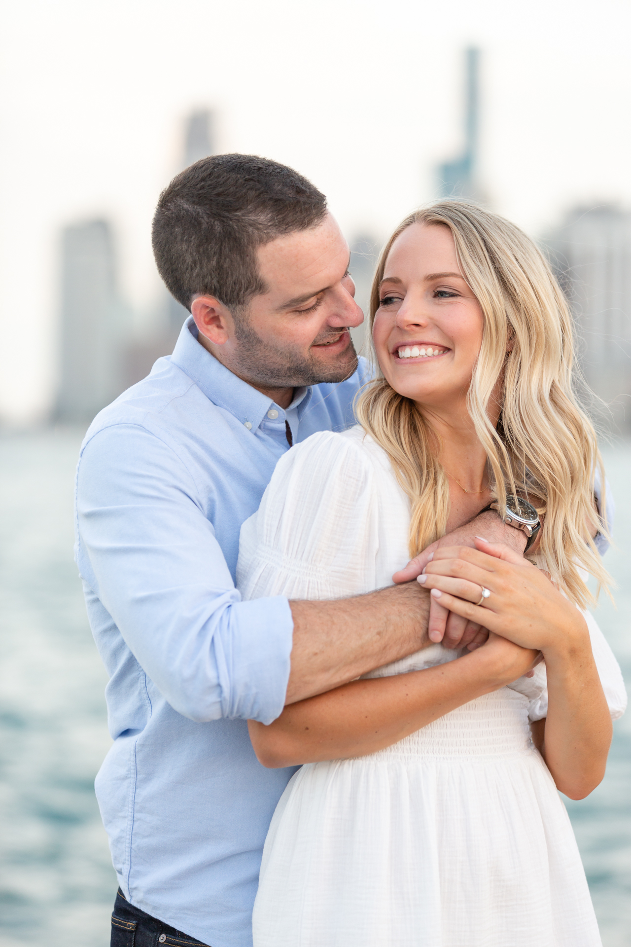 Lincoln Park and North Avenue Beach Engagement Session | Katie & Max ...