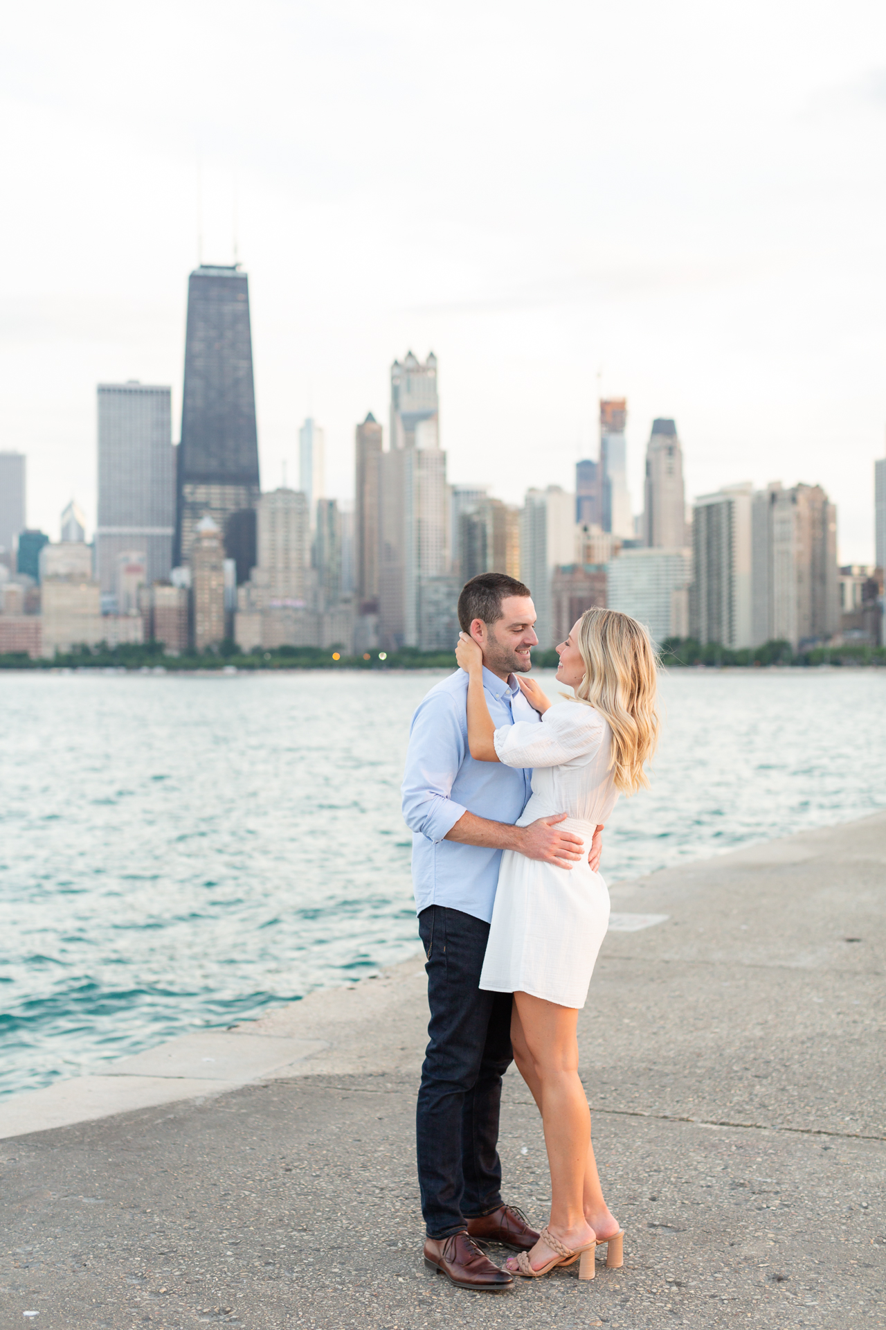 Lincoln Park and North Avenue Beach Engagement Session | Katie & Max ...