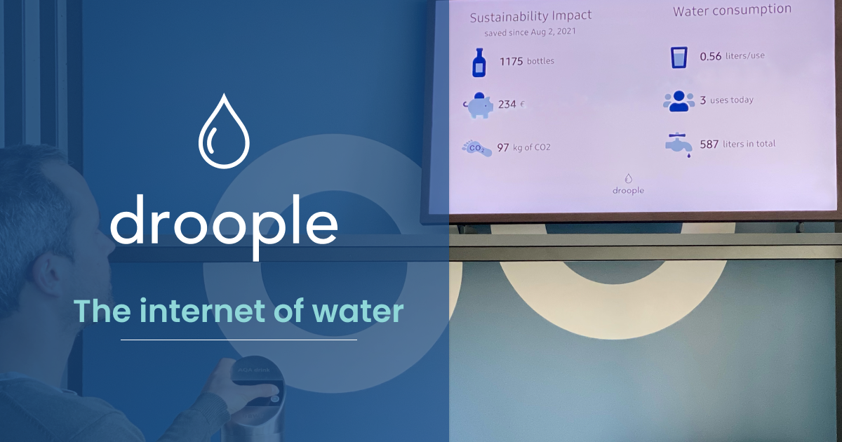 The Internet of Water: the Swiss cleantech startup Droople announces a ...