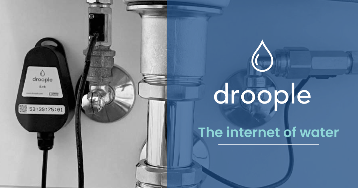 Connect to any water point - Droople AI IoT platform