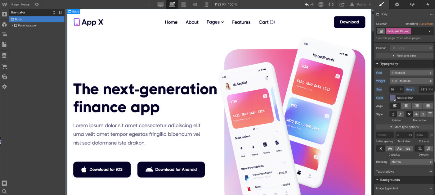 Start Here - Appfly X - Webflow Ecommerce Website Template