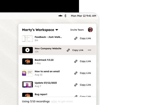 Backtrack | Time machine for meetings