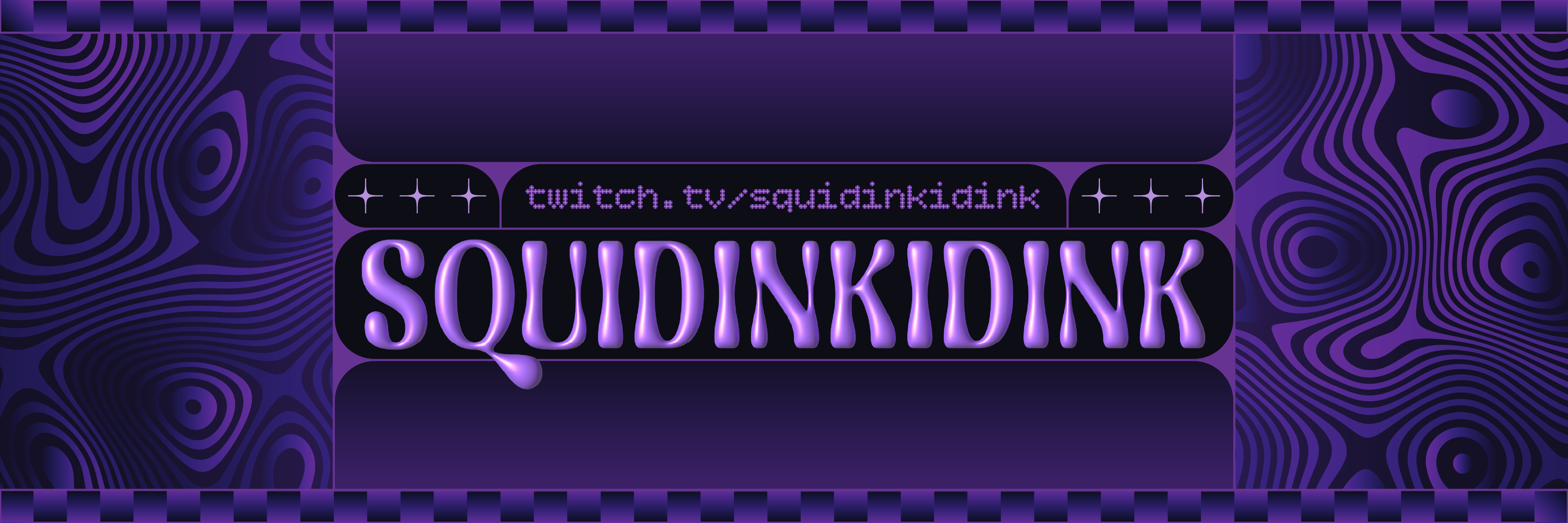 MikaMiba || Graphic Design Portfolio || Squidinkidink Twitch Rebranding