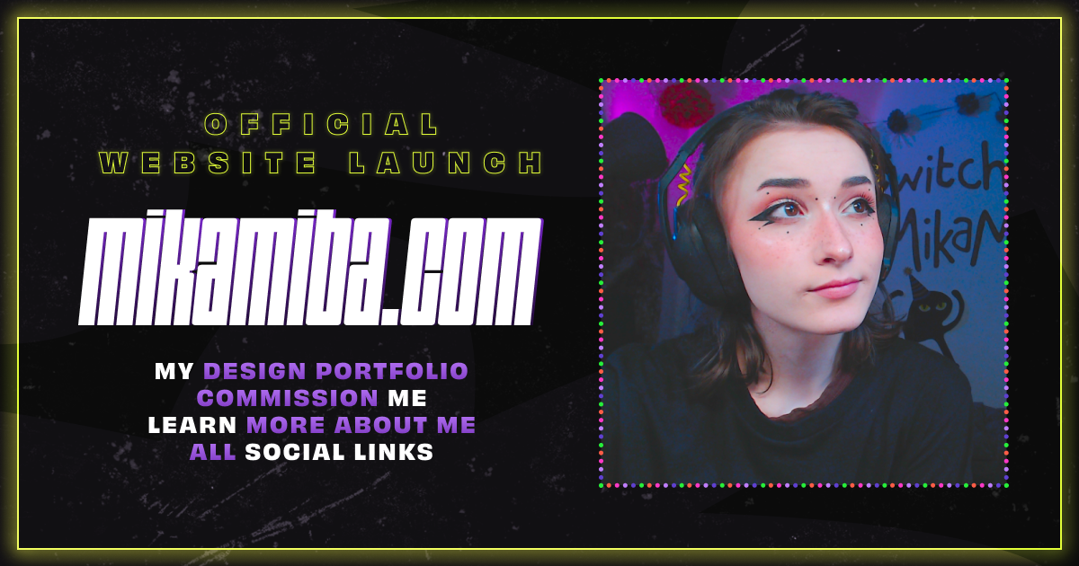 MikaMiba || Graphic Designer for Content Creators and Streamers || HOME