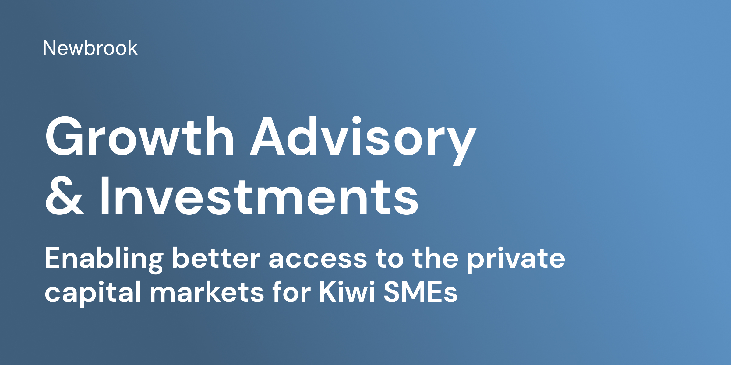 Newbrook | Growth Advisory & Investments
