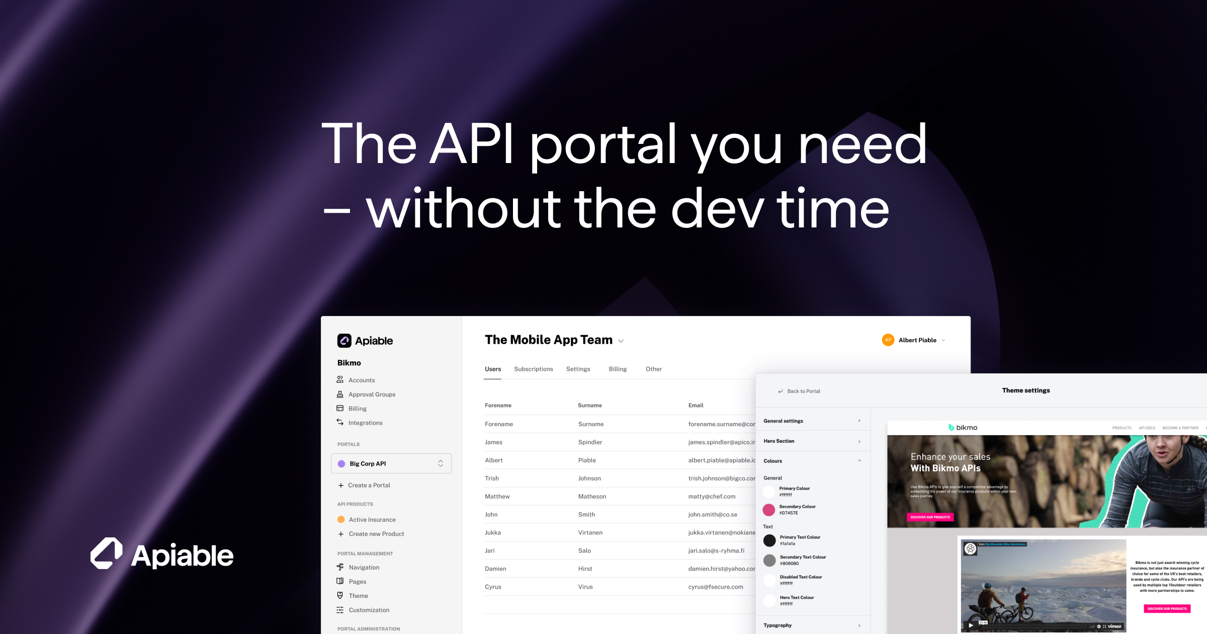 API Portals as a Service • Apiable