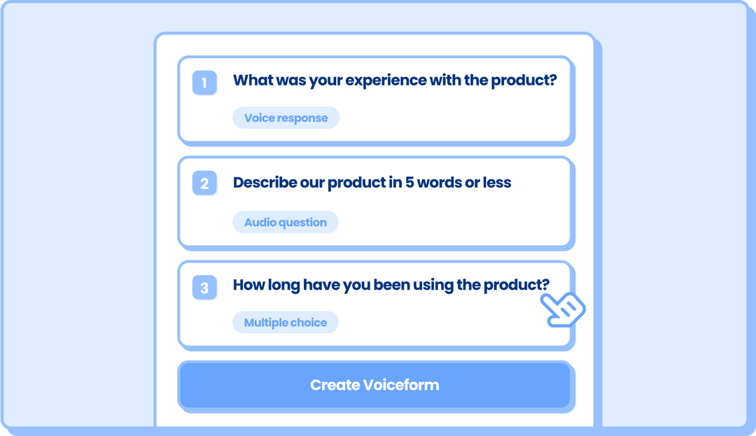 Voiceform | Voice, Audio, Video, and Text Surveys and Forms