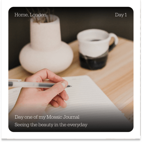 Mosaic Journal | Make Every Day Unforgettable