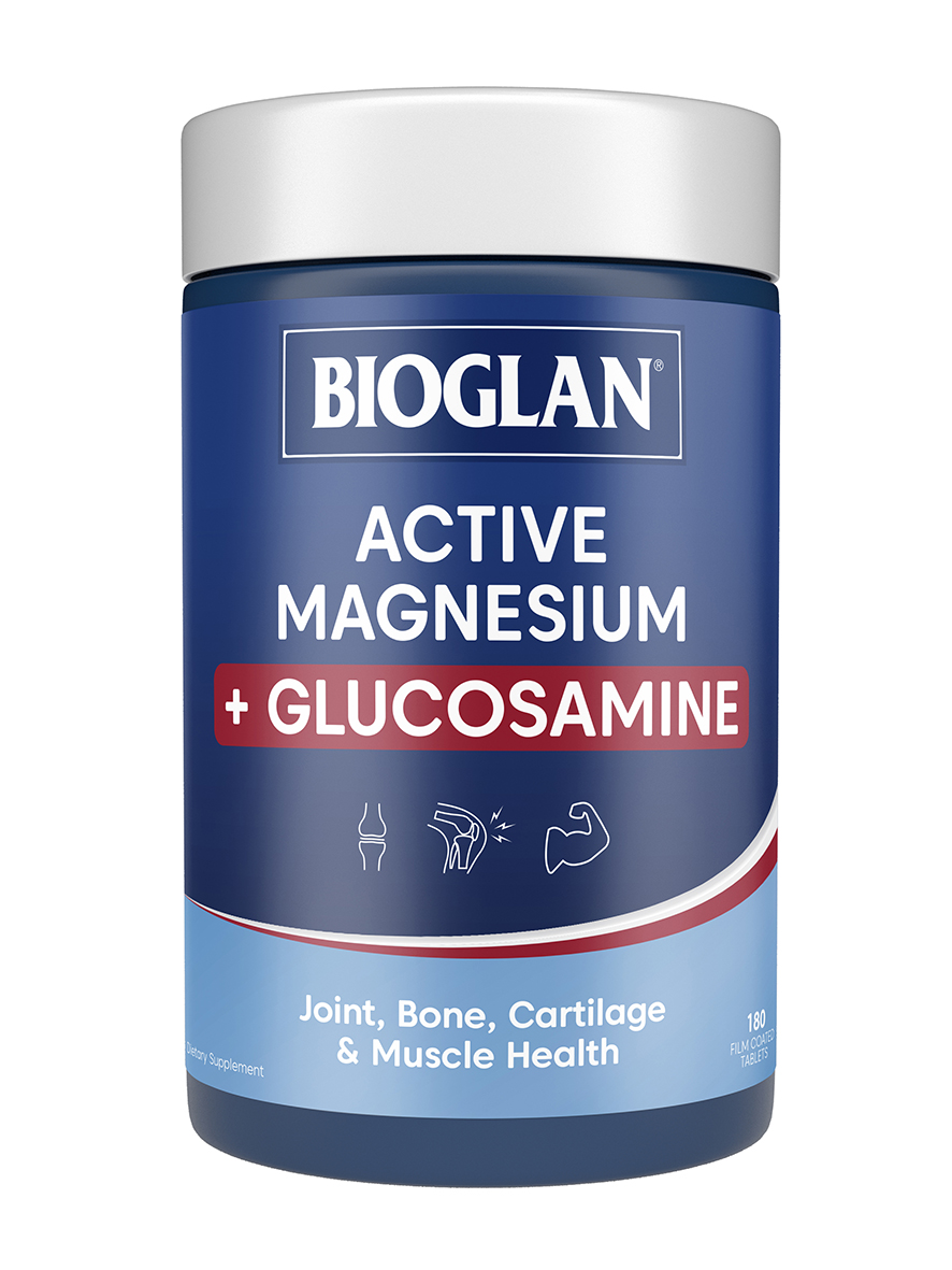 Bioglan Active Magnesium + Glucosamine 180s | Bioglan