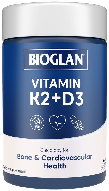 Bioglan Vitamin K2 + D3 60s | Bioglan