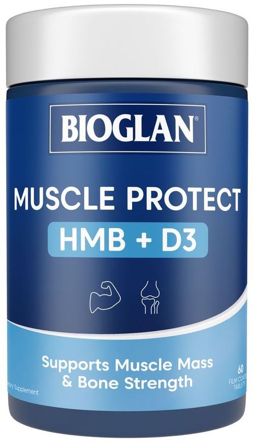 Bioglan Muscle Protect HMB + D3 60s | Bioglan