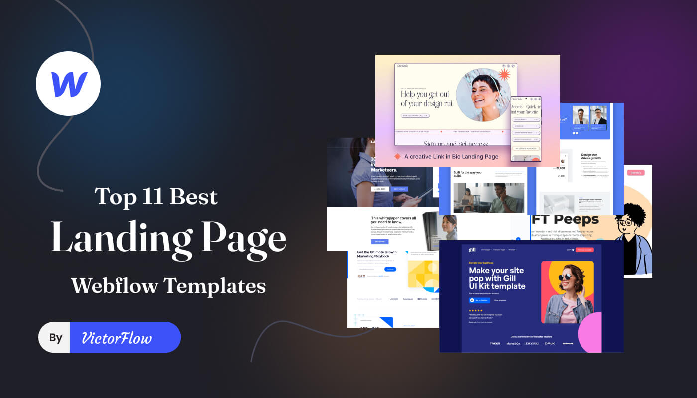 11 Best Landing Page Webflow Templates In 2023