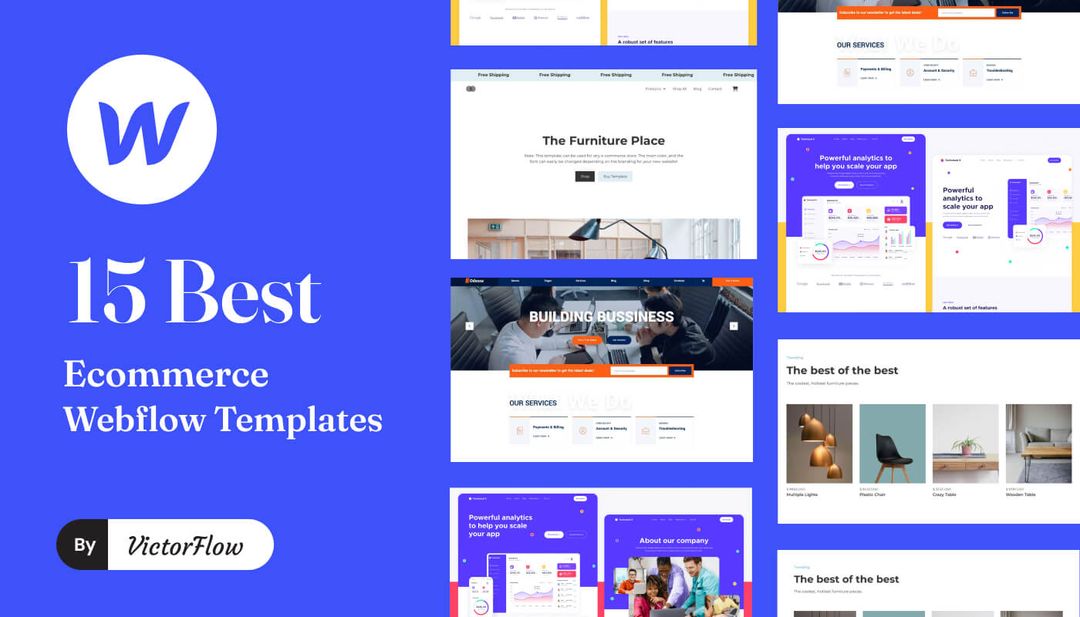 15 Best Ecommerce Webflow Templates In 2023