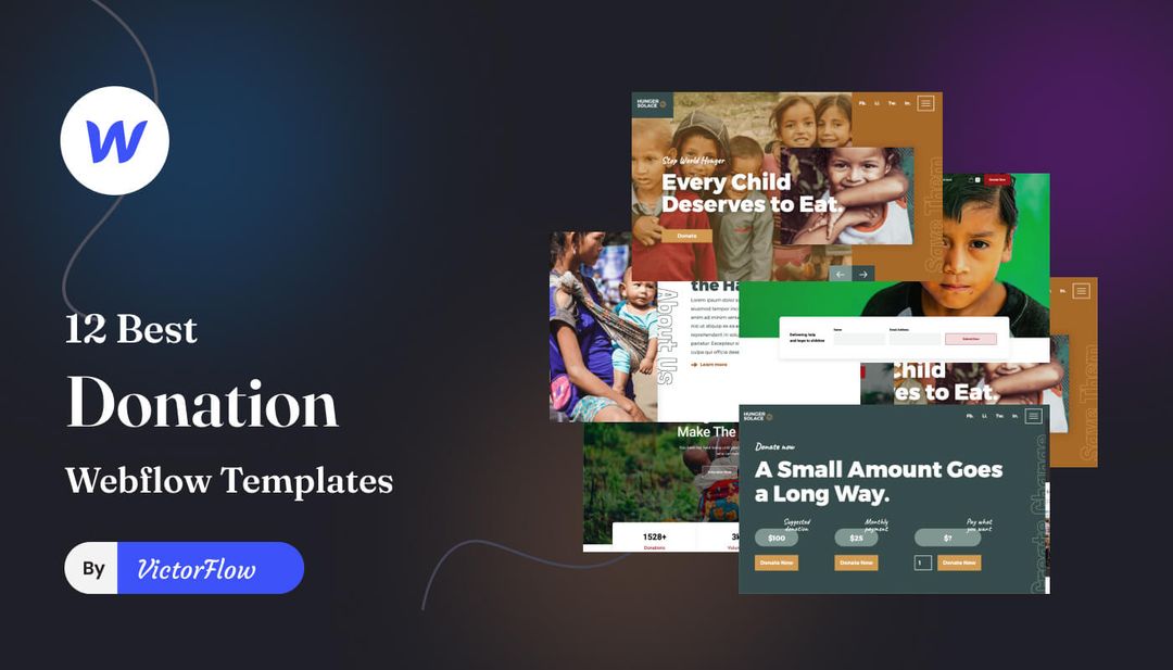 12 Best Donation Webflow Templates In 2023