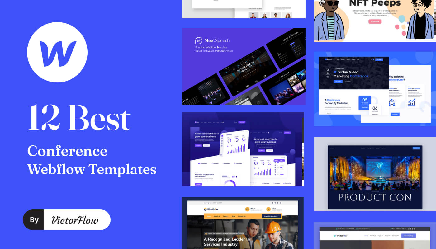 12 Best Conference Webflow Templates In 2023
