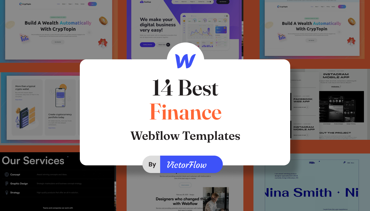 14 Best Finance Webflow Templates In 2023