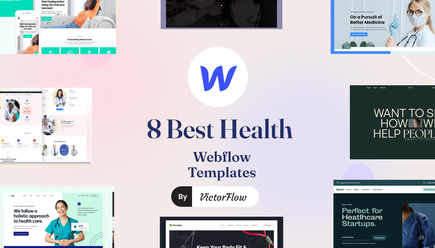 8 Best Health Webflow Templates In 2023