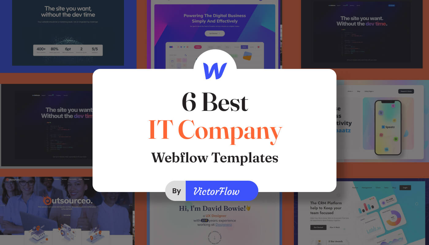 6 Best IT Company Webflow Templates In 2023