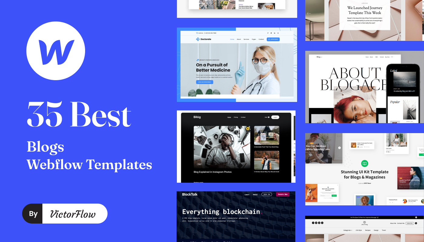 35 Best Blog Webflow Templates In 2023