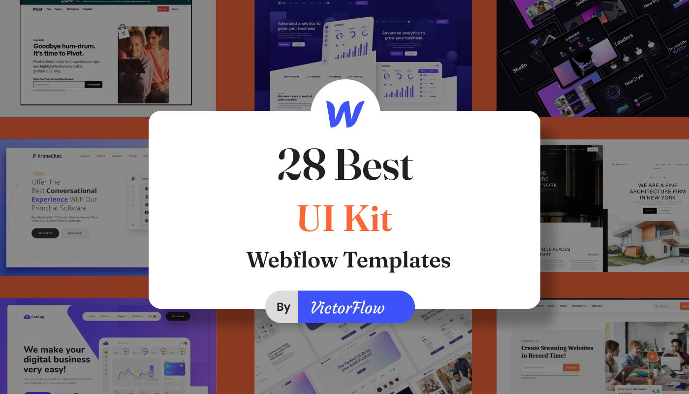28 Best UI Kit Webflow Templates In 2023