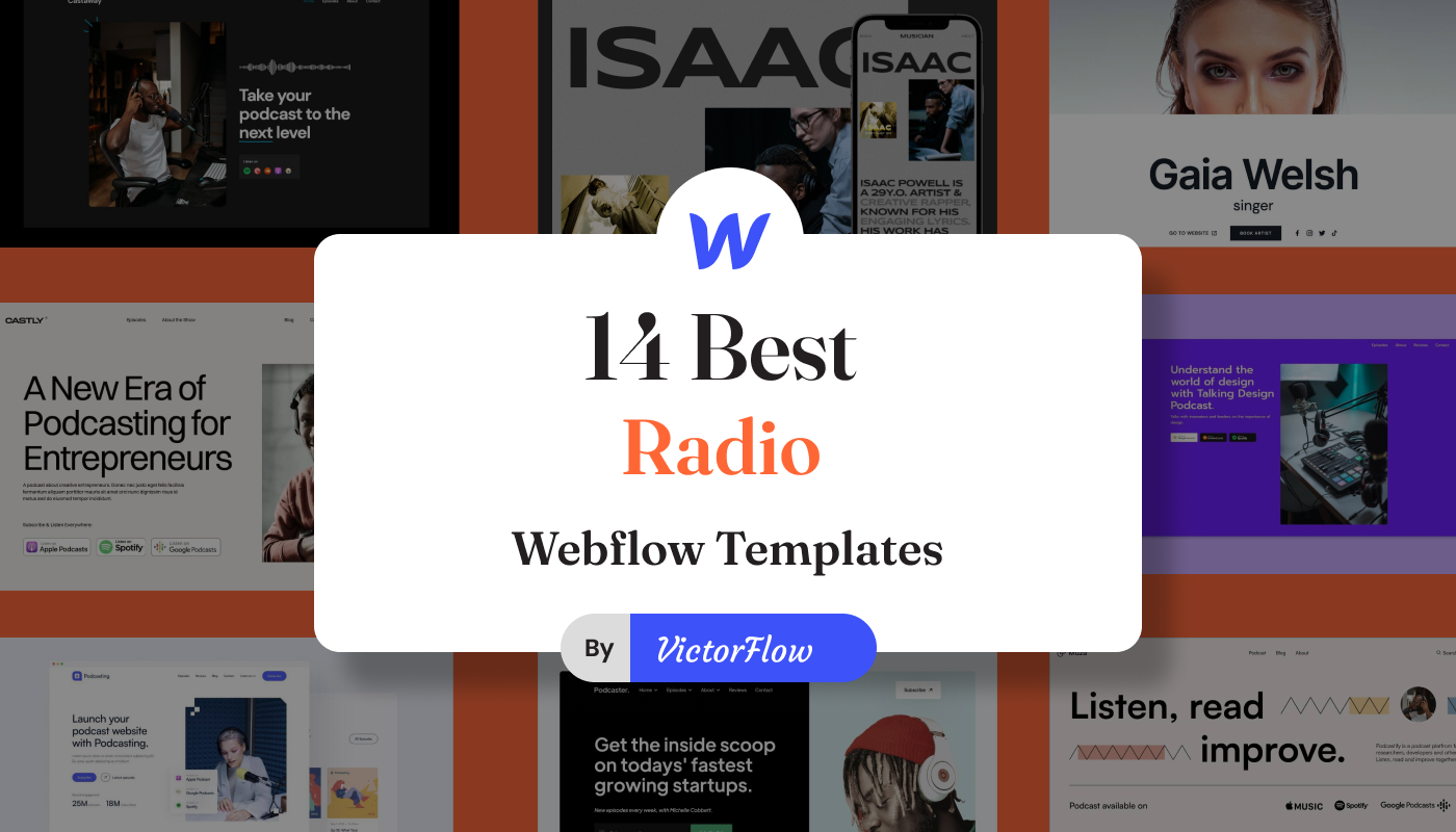 14 Best Radio Webflow Templates In 2023