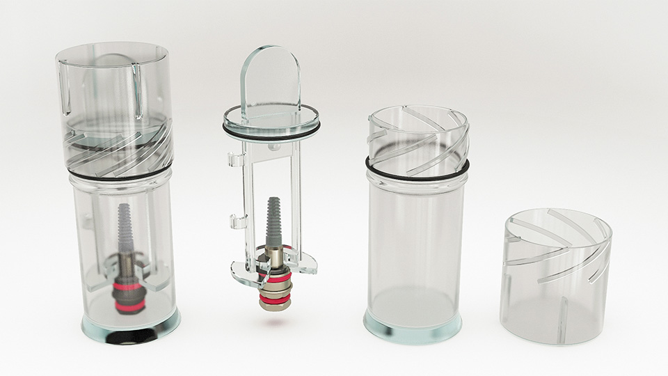 DSI Classic implant internal hex slightly conical body