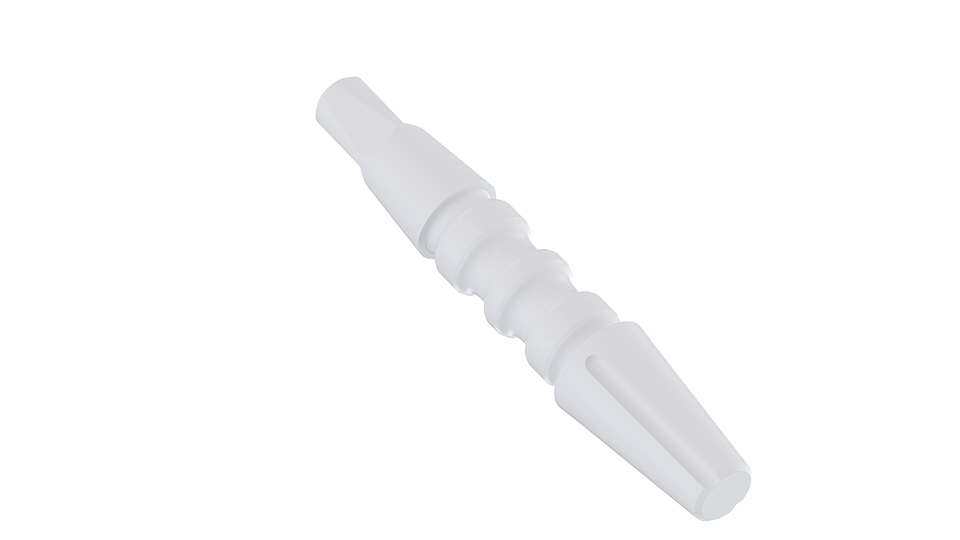 Root-shape Compressive Implant one piece integrated abutment