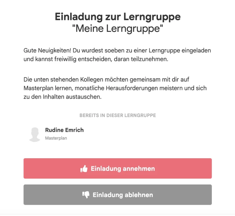 Masterplan Tutorials: Lerngruppen erstellen